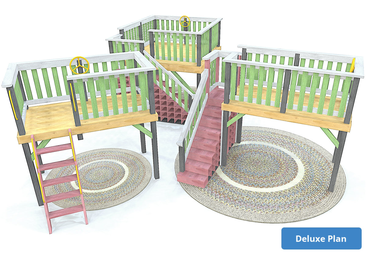 Classroom Loft Plan | Indoor DIY Project for Educators - Paul's Playhouses