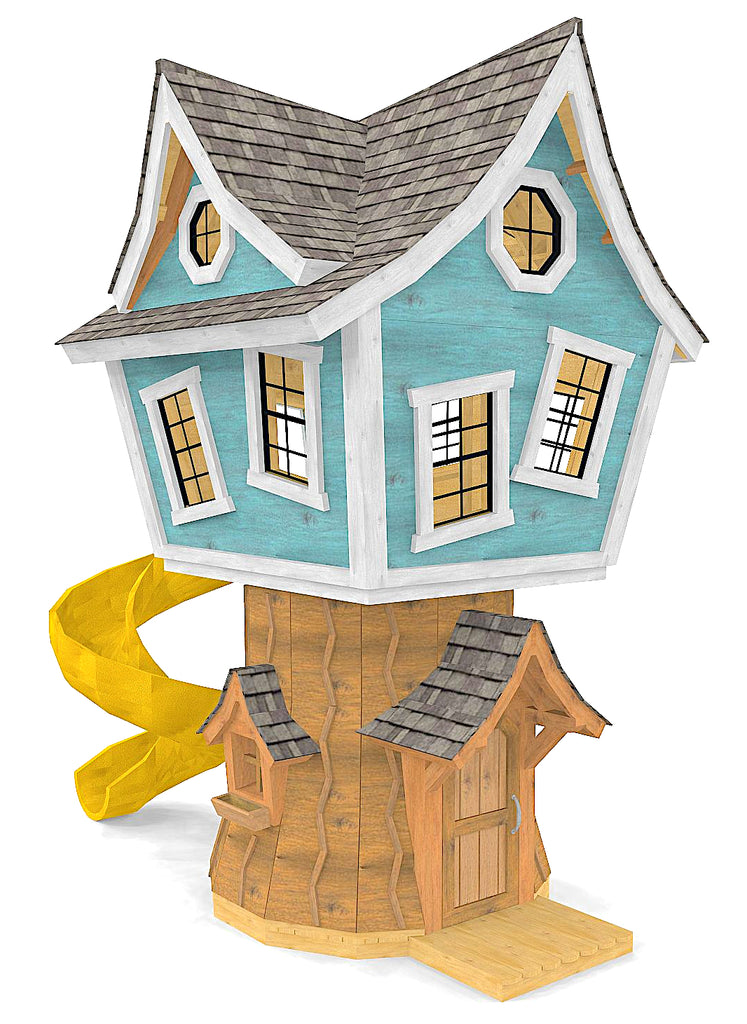 Classic Playhouse Plans | Timeless Backyard Clubhouses for Kids - Paul ...
