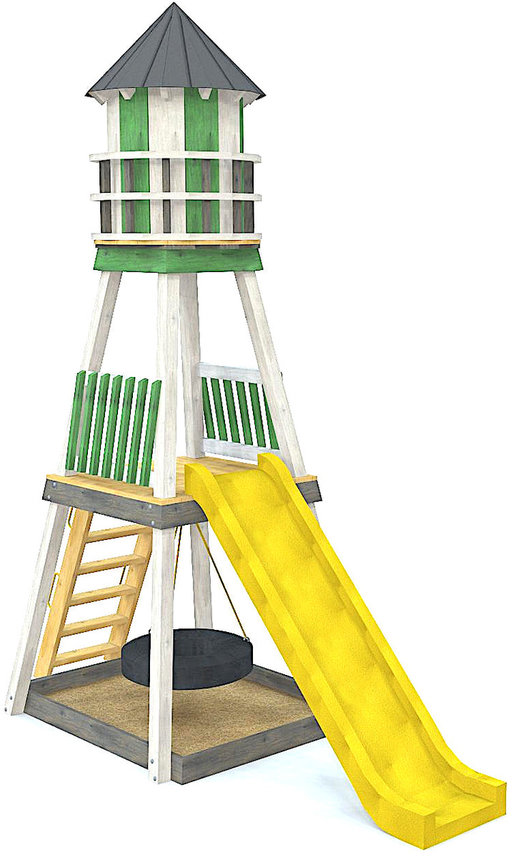 Water Tower Playset Plan | 5x6ft Outdoor DIY Project - Paul's Playhouses