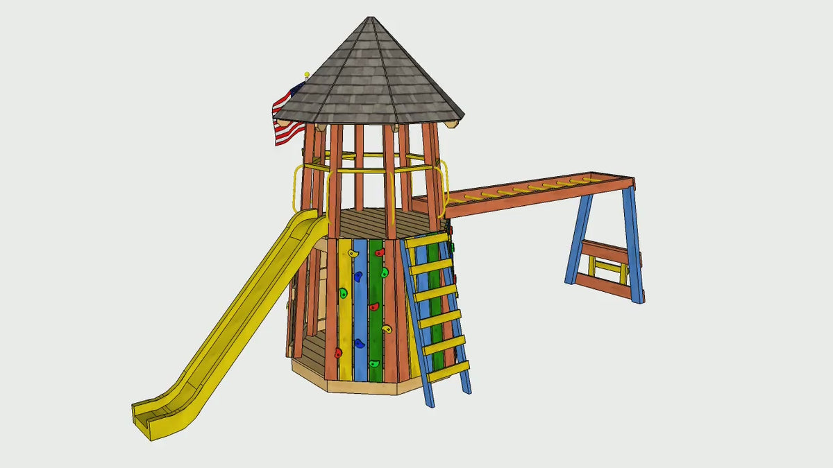 Paul's Play Tower Plan | Backyard Swing-Set DIY Project for Kids - Paul ...