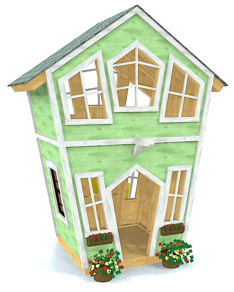 Bodacious Birdhouse Playhouse Plan | Wacky 6x6ft Outdoor DIY Project ...