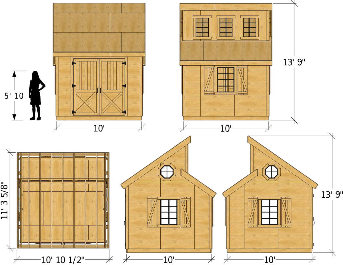 Clerestory Window Shed Tiny House Studio From A Shed With Clerestory